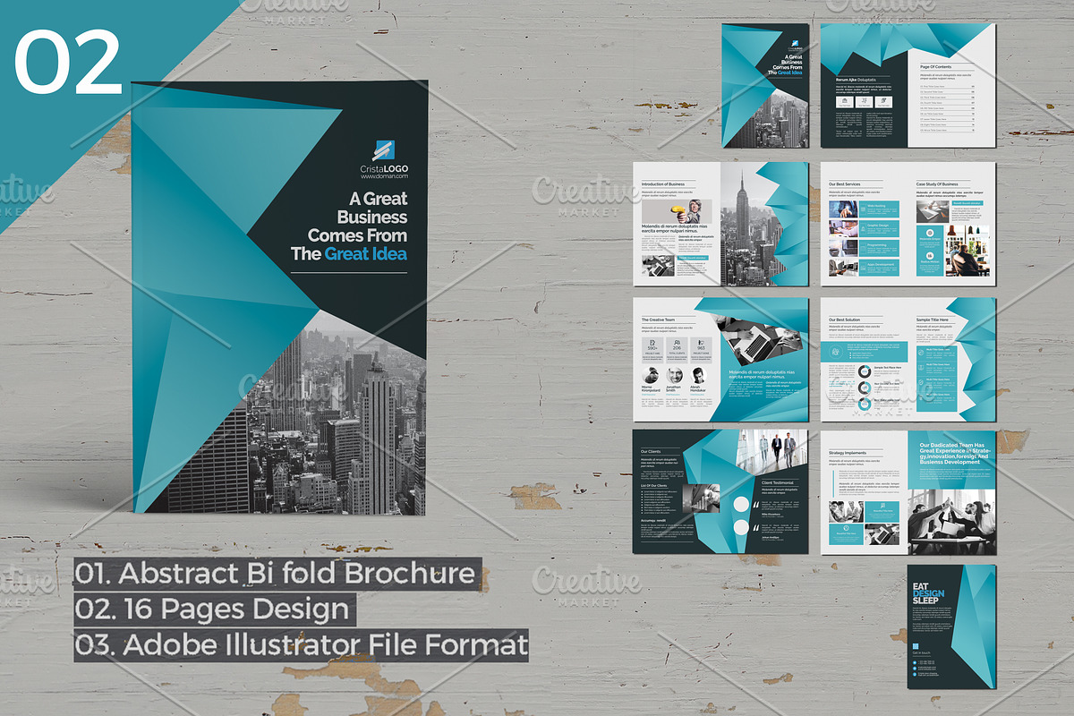 10 Multi-pages Brochure -Big Bundle, a Brochure Template by Cristal Pioneer