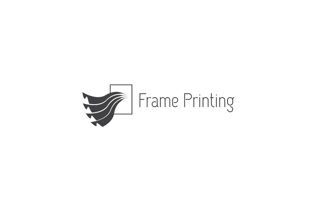 Frame Printing Logo Template, a Branding & Logo Template by Logo20