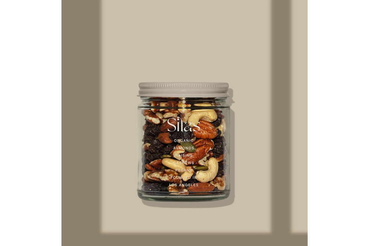 Trail Mix Jar Mockup, a Cups & Container Mockup by Copal