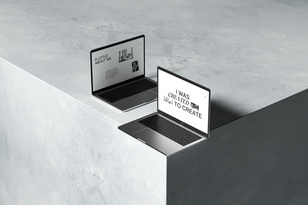 Dark MacBook Mockup Bundle