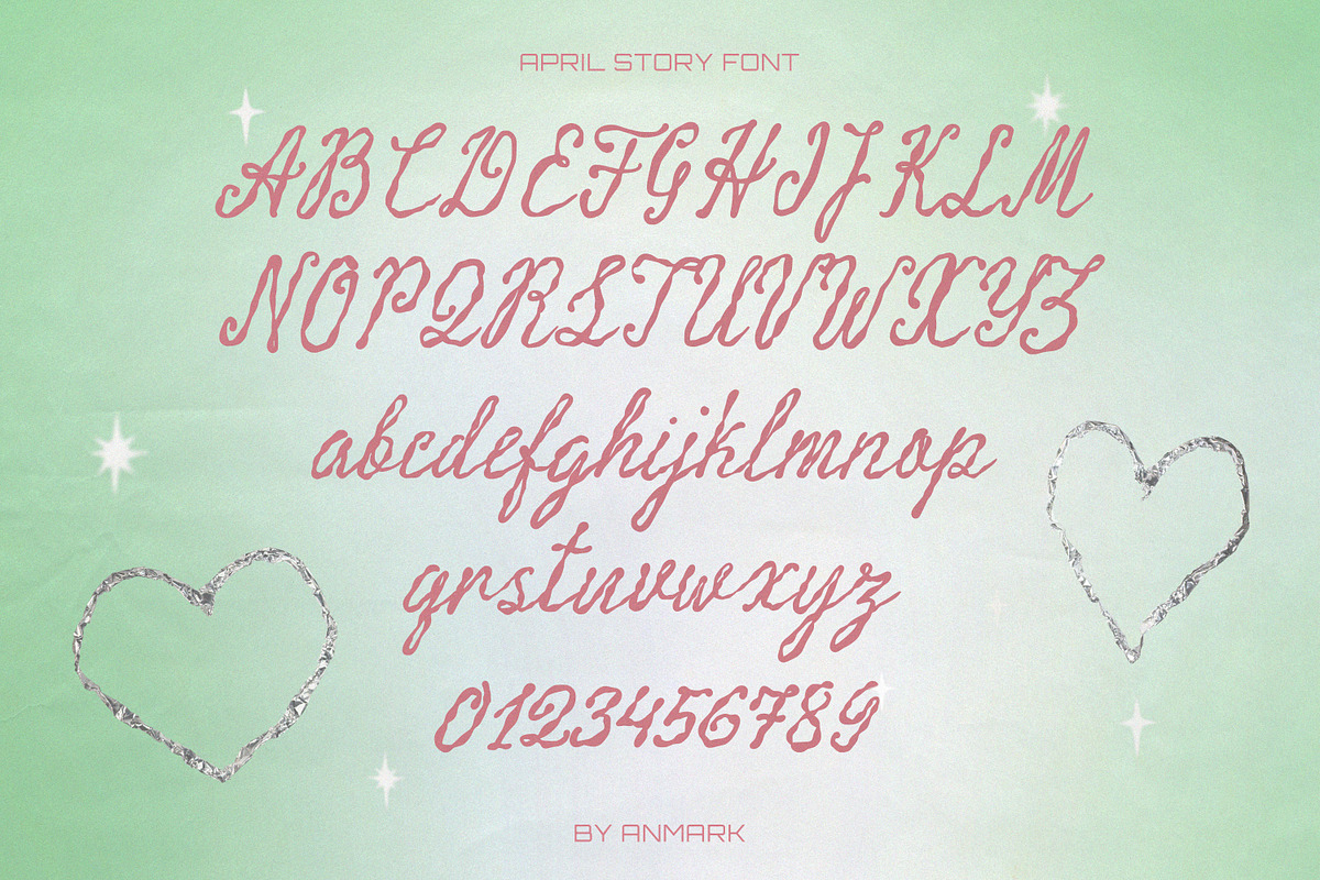 April Story Wavy Romantic Script Font