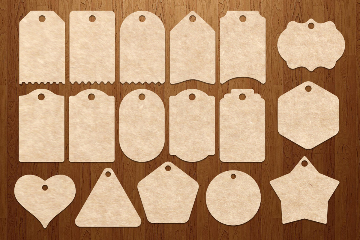 55 Tag Crafts Shapes, a Shape Add-On by G7