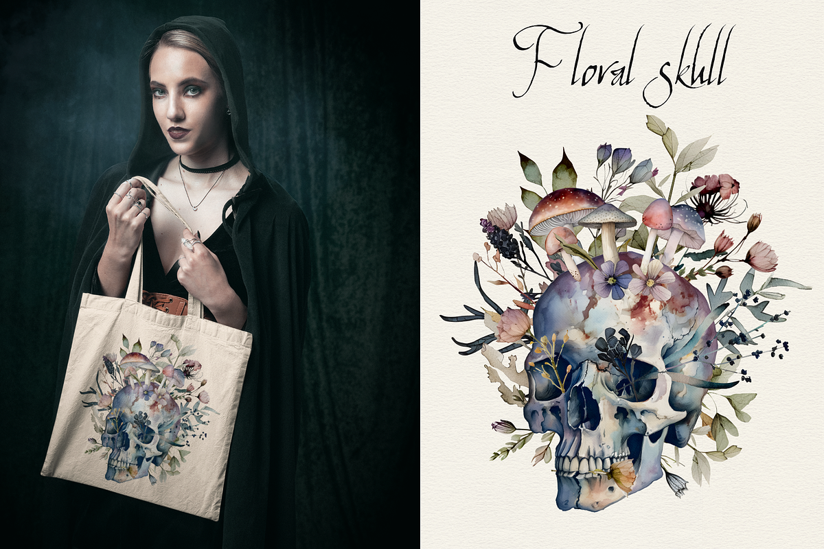 Magic botanical collection, a Decorative Illustration by marie dricot