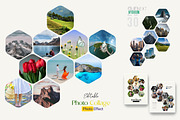 Editable Photo Collage PS Template