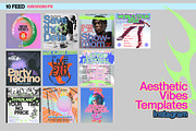 Aesthetic Vibes Templates, a Social Media Template by HYPER HIROⓇ