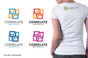 Correlate - Link Logo, a Branding & Logo Template by gunaonedesign