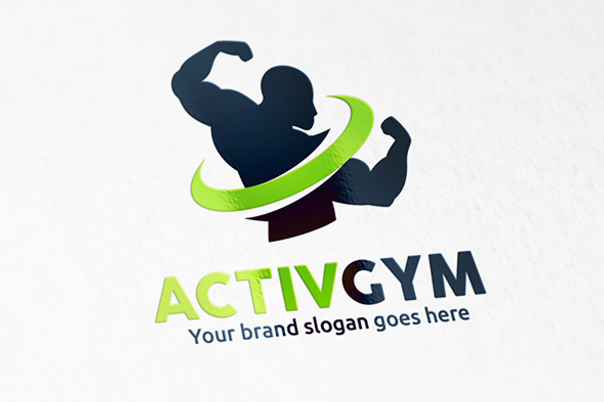 Active Fitness Logo, a Branding & Logo Template by WheelieMonkey
