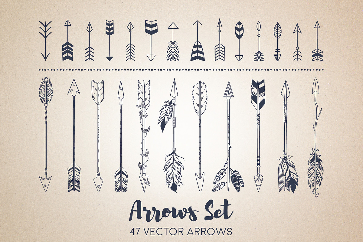 Arrows Set, an Object Graphic by Angelina De Sol