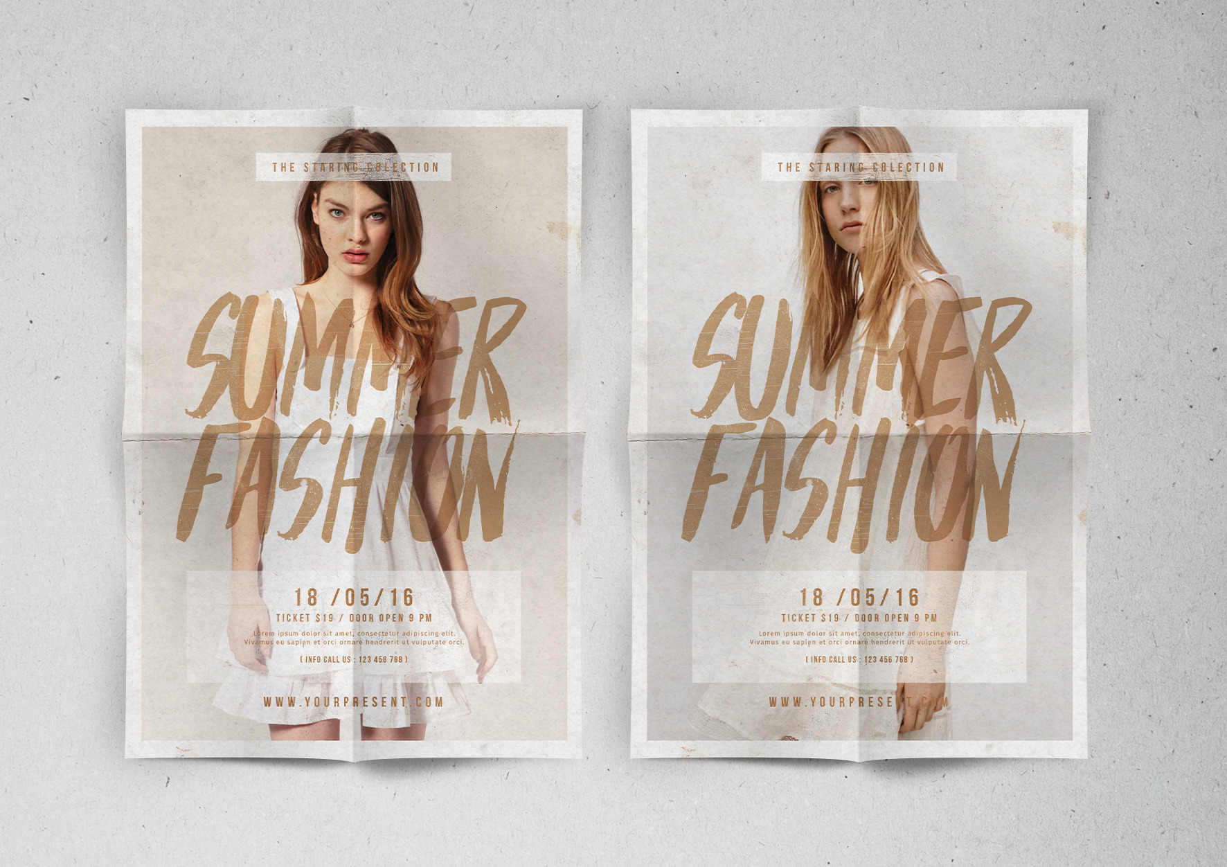 Summer Fashion Flyer, a Flyer Template by lilyshop | Creative Market