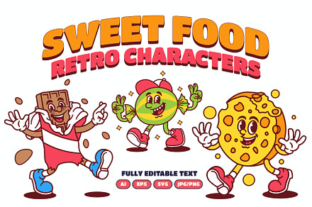 Character Collection | Food Illustrations ~ Creative Market