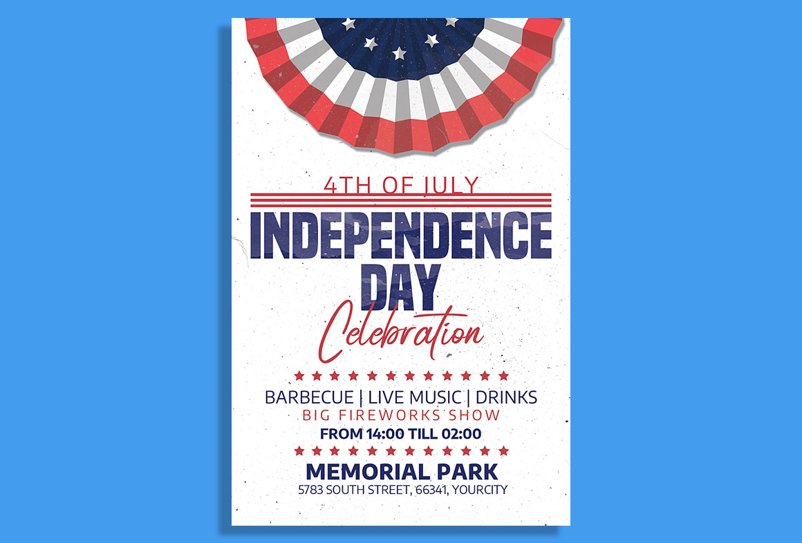 4th of July | Independence Day Flyer, a Flyer Template by Hotpin