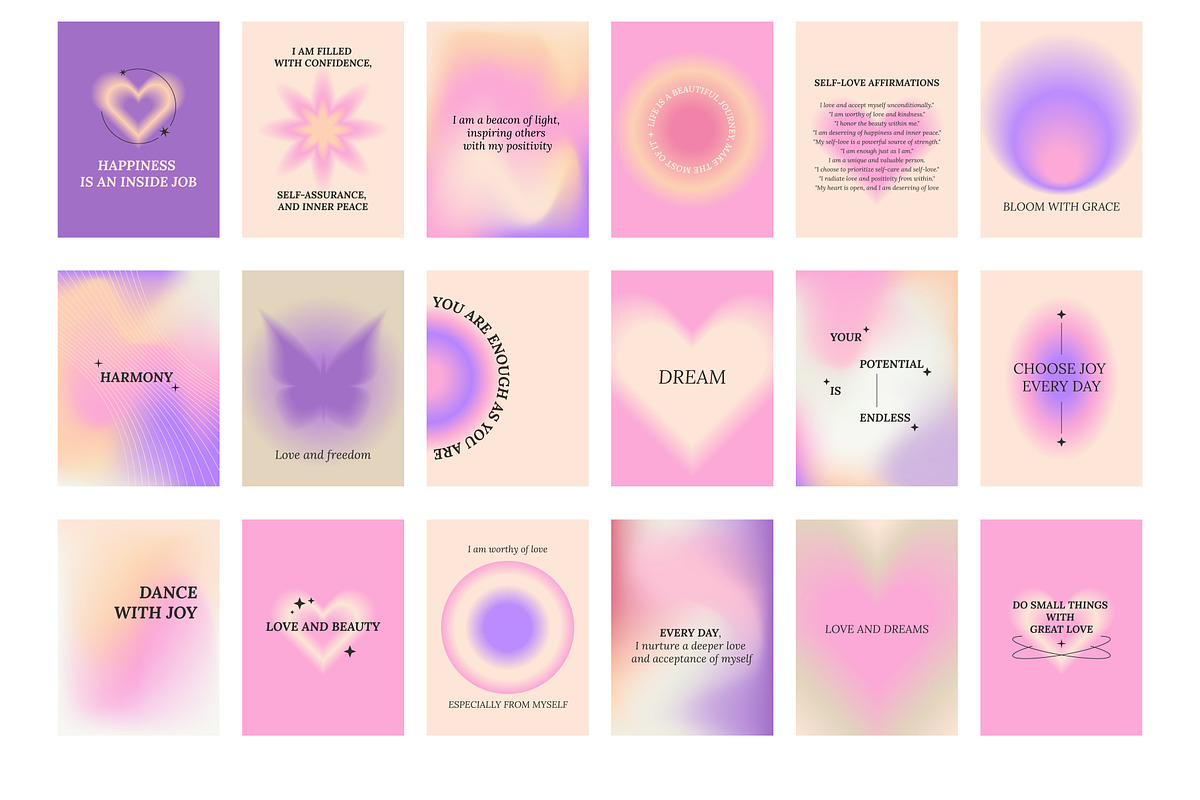 Trendy Aesthetic Prints, an Object Graphic by AnnArt