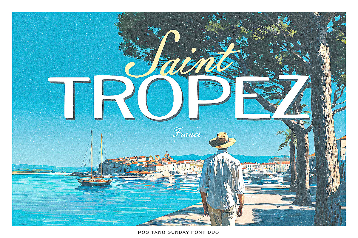 Positano Sunday Font Trio, a Handwritten Font by Ivan Rosenberg