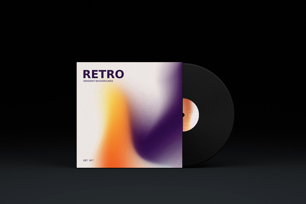 70s Retro Gradient Backgrounds Set, a Gradient Add-On by May Motif