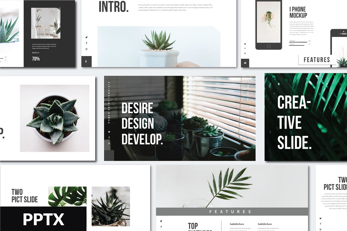 Desire Powerpoint Template, a Presentation Template by Rocket Template