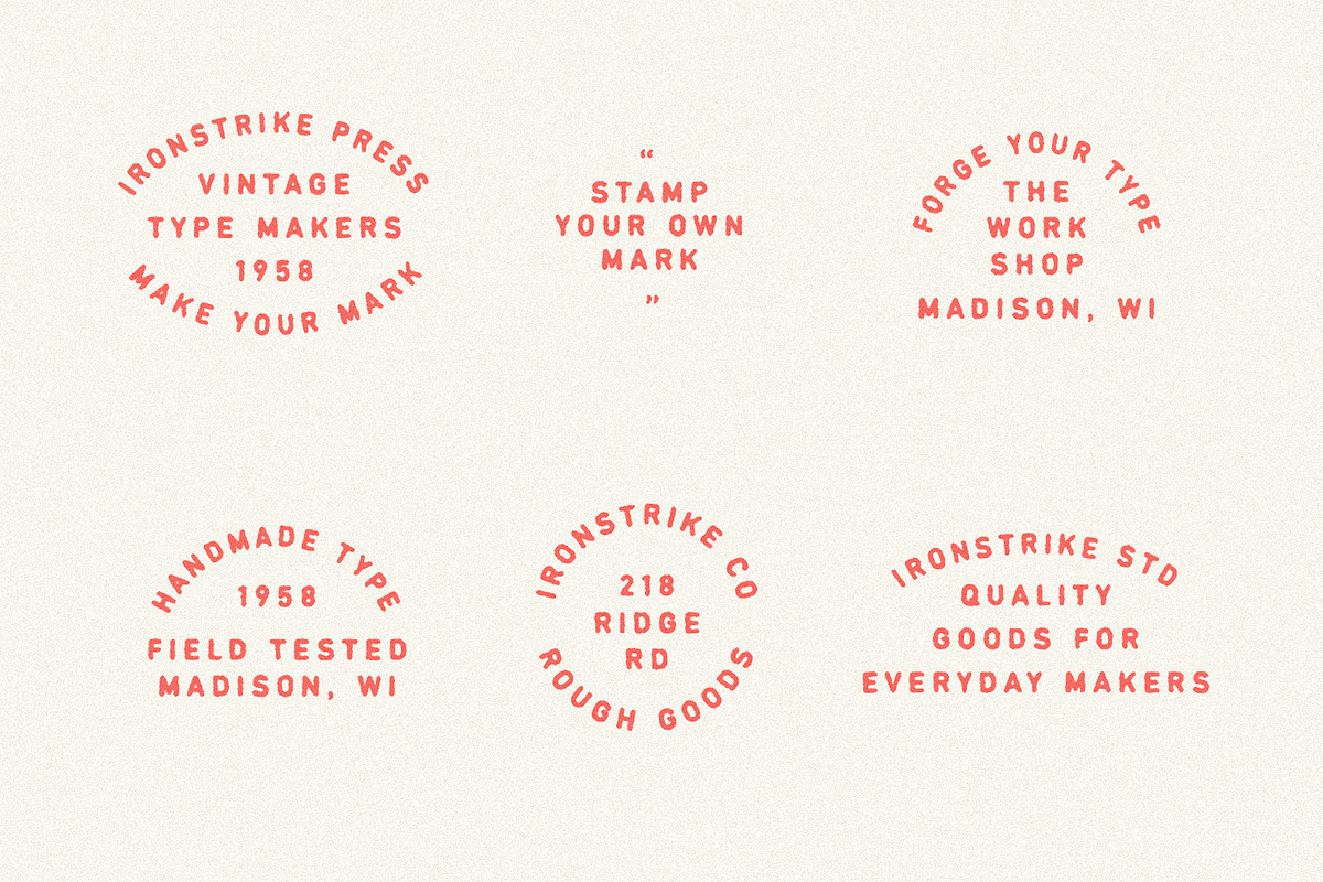Ironstrike | Hand drawn Sans Serif, a Sans Serif Font by Max Lockwood