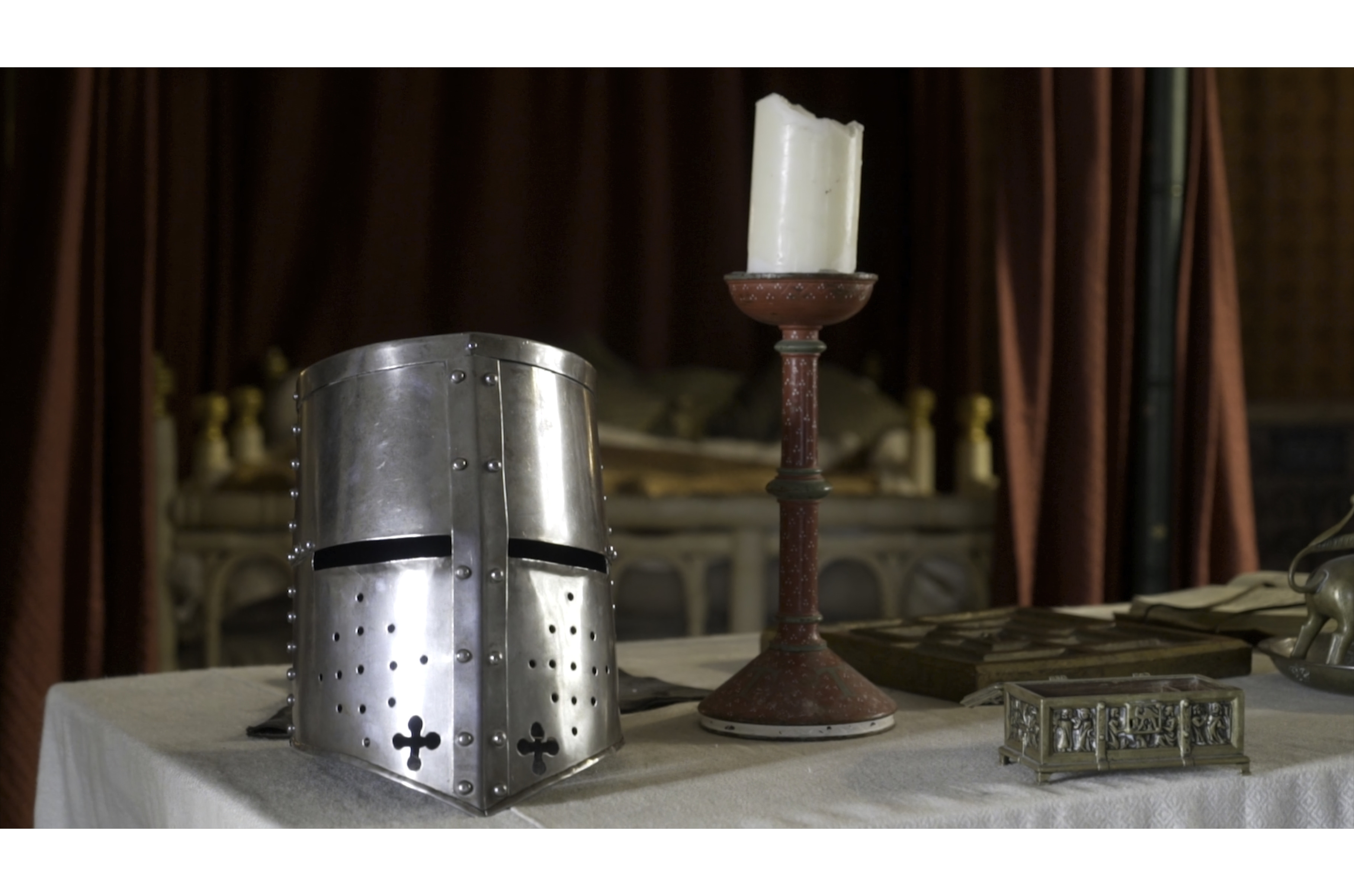 Medieval interior with details and, a Background Graphic by Media Whale ...