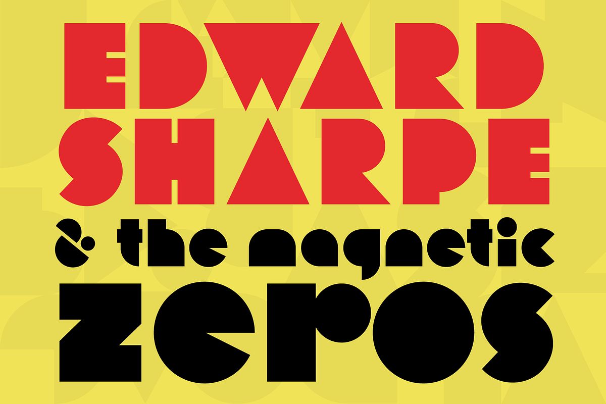 Morro - Geometric figures font, a Font by Great Scott! | morro font ...