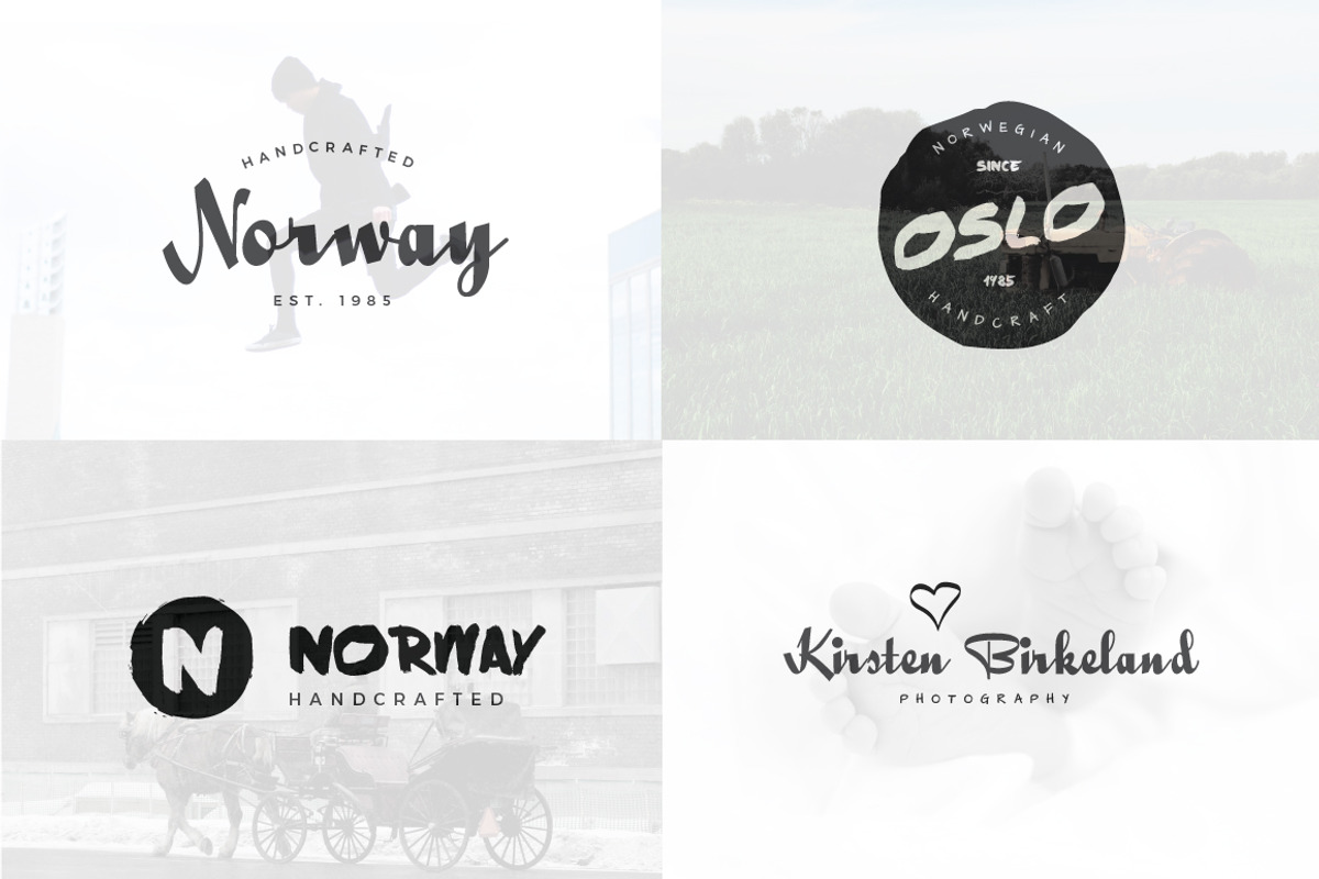 Oslo - 25 Creative Artistic Logos, a Branding & Logo Template by Mats ...