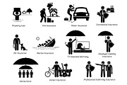 General Insurance Protection Plans | Icons ~ Creative Market