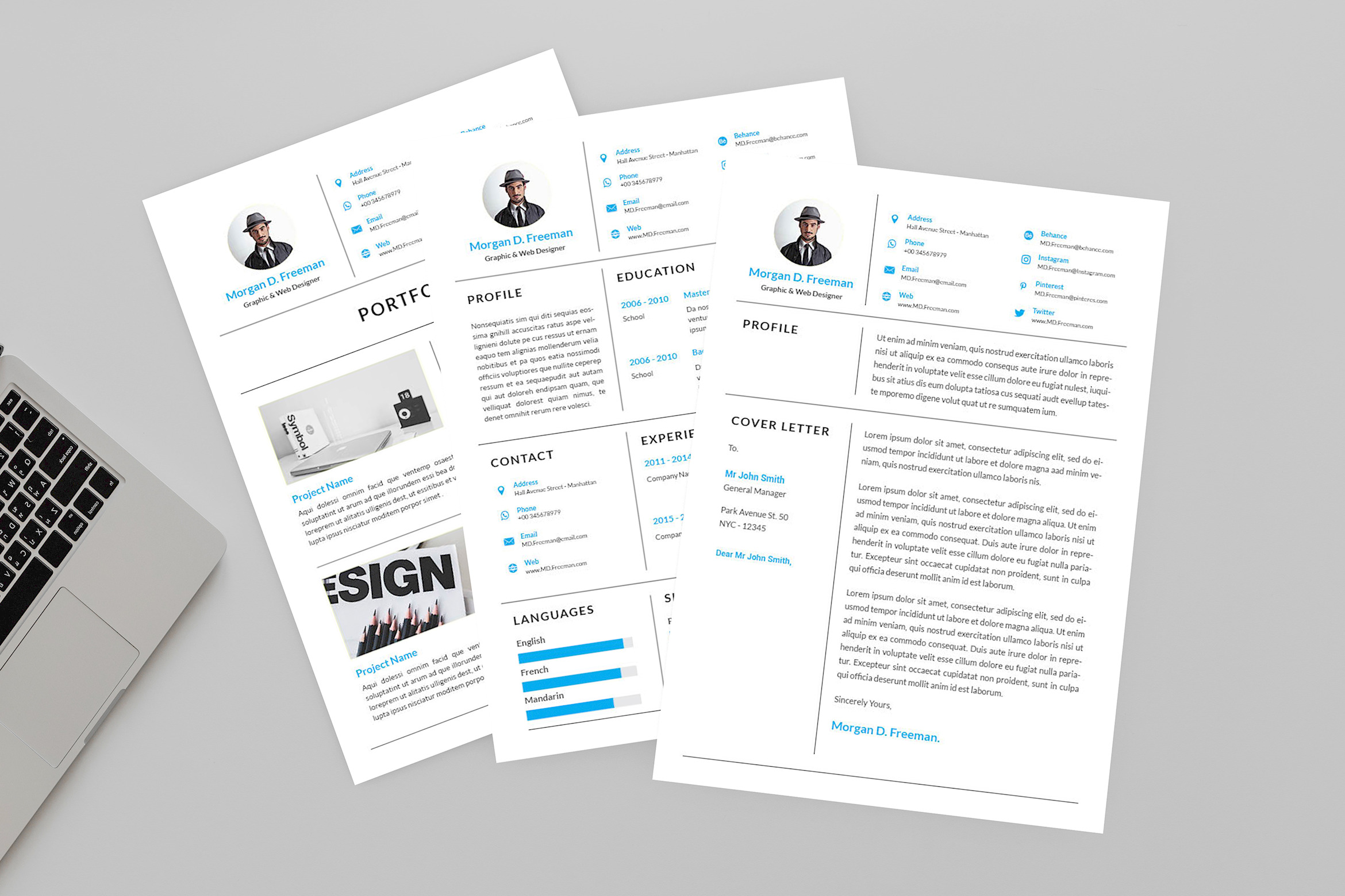 Top Hole Resume Designer, a Resume Template by AQR Studio