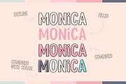 Monica Display Font Duo, a Font by Salt & Pepper Designs