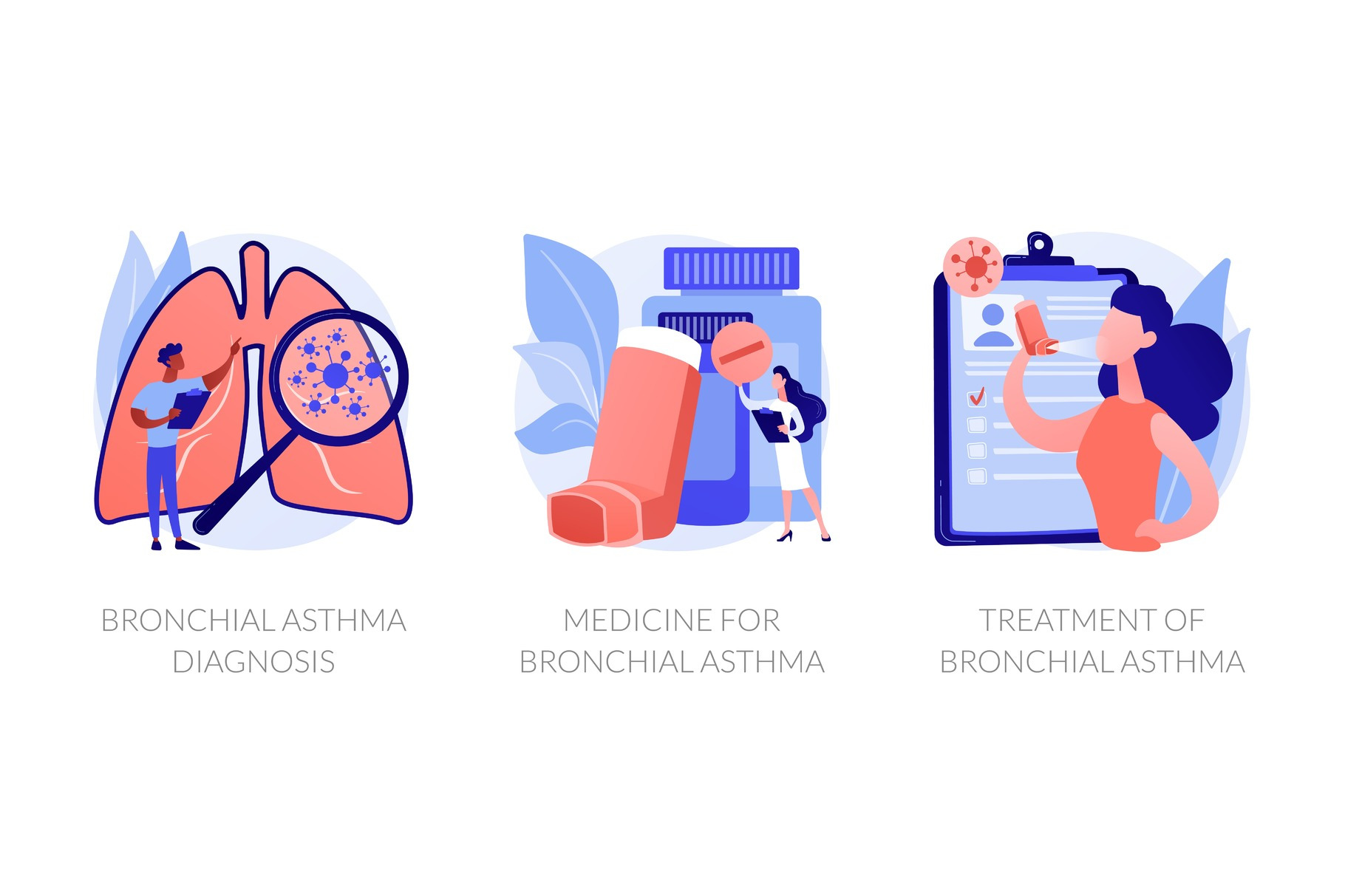 Asthma vector concept metaphors. | Healthcare Illustrations ~ Creative ...