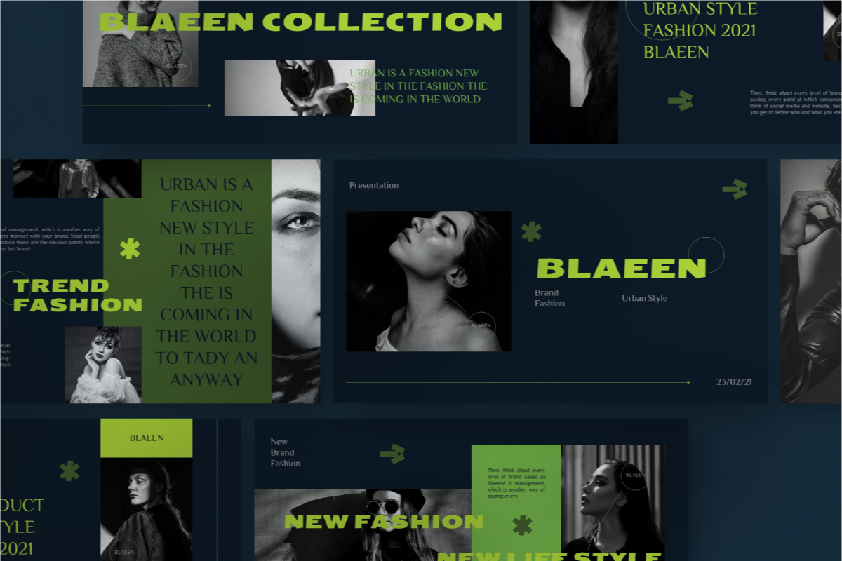 BLAEEN Brand Powerpoint Template