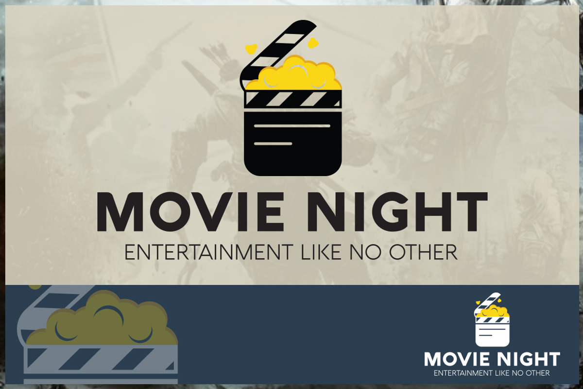 Movie Night Logo Template, a Branding & Logo Template by Zlaws