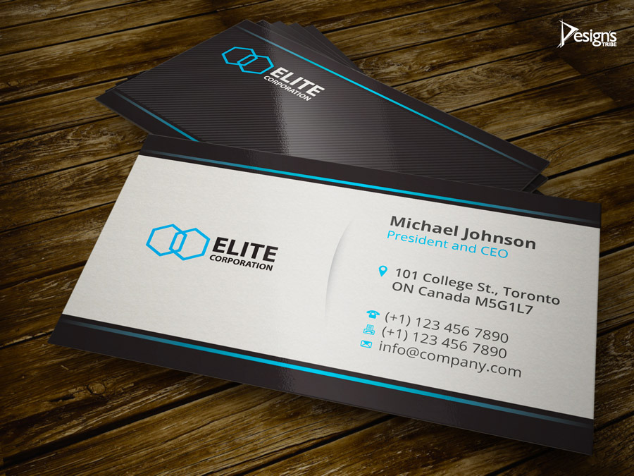 Business Card 5, a Business Card Template by Design'sTRIBE