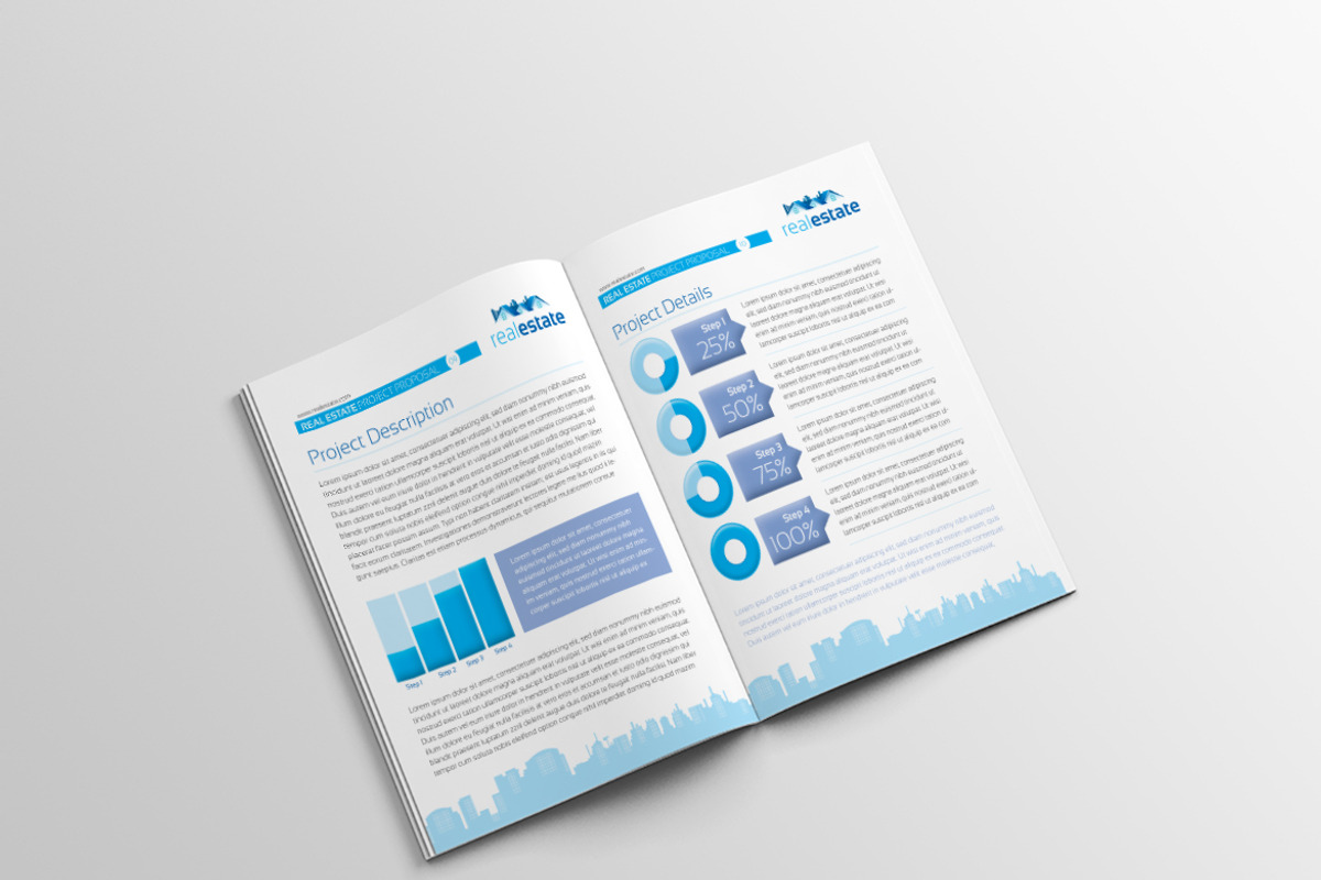 Real Estate Proposal Template, a Brochure Template by ContestDesign