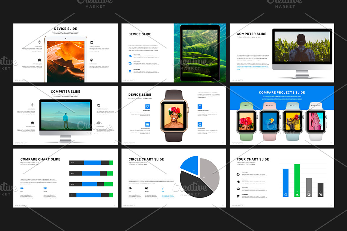 Enterprise PowerPoint Template, a Presentation Template by GrizzlyDesign