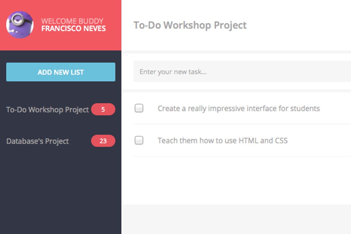 Task Manager Web Interface, a Websites & App Template by Creative VIP