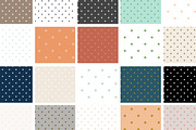 50 Repeating Polka Dot Patterns, a Templates & Theme by Angie Makes