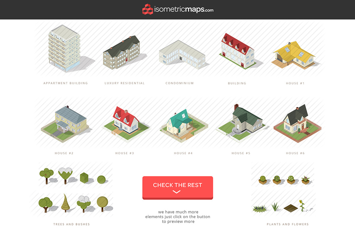 Isometric City Maps Builder, an Illustration by Vectopus.com
