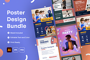 Poster Templates Bundle, a Flyer Template by Illustraly Design