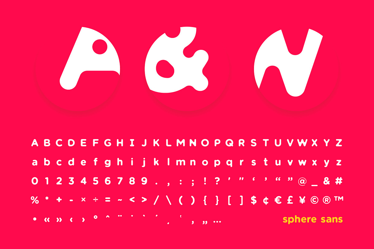 Sphere Sans Typeface, a Sans Serif Font by Corey Moen