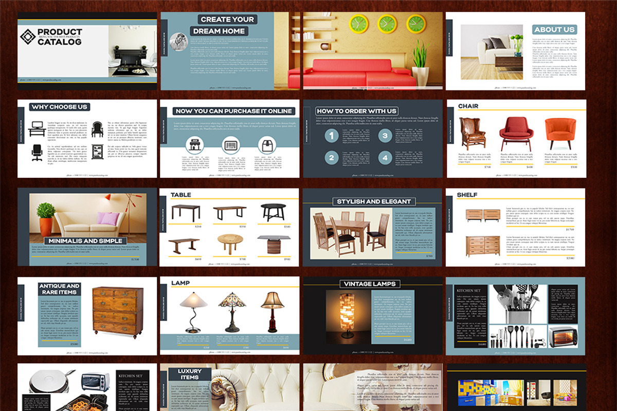 Product Catalog Presentation, a Presentation Template by Design Addict