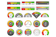 Speedometer indicator level. Quality | Graphics ~ Creative Market