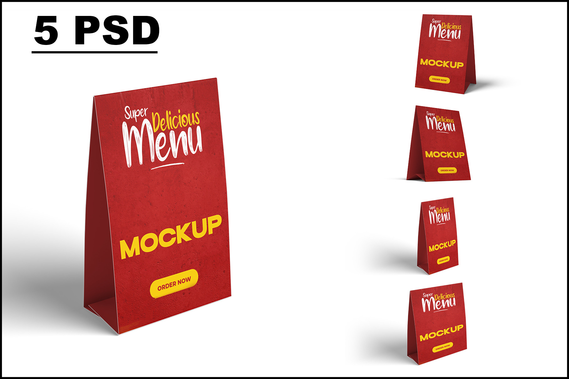 Table Tent Card Mockup | Creative Market