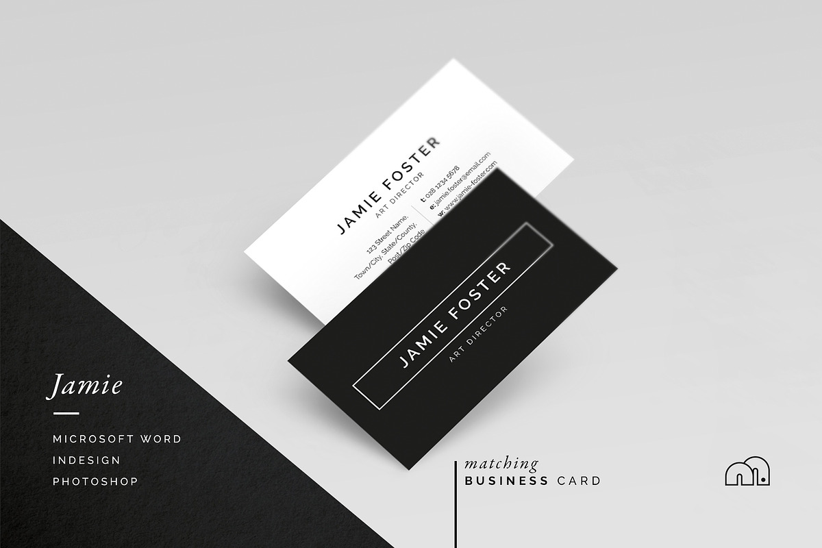 Resume/CV - Jamie, a Resume Template by bilmaw creative