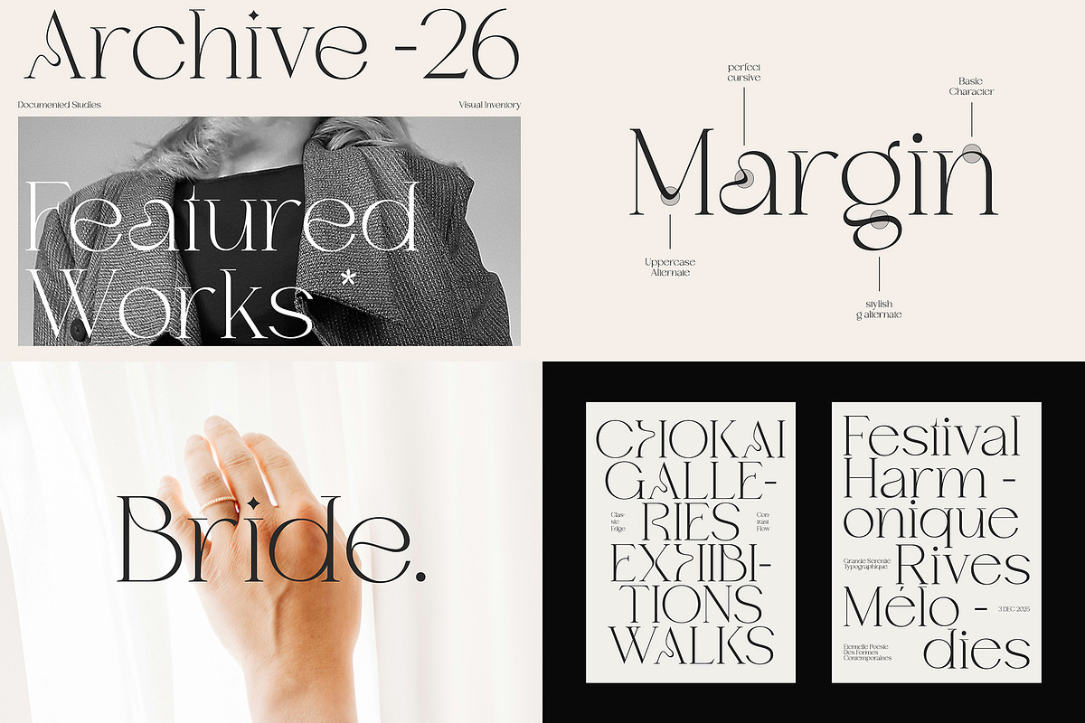 Modern Serif & Script Font Bundle, a Serif Font by Typoraith Co