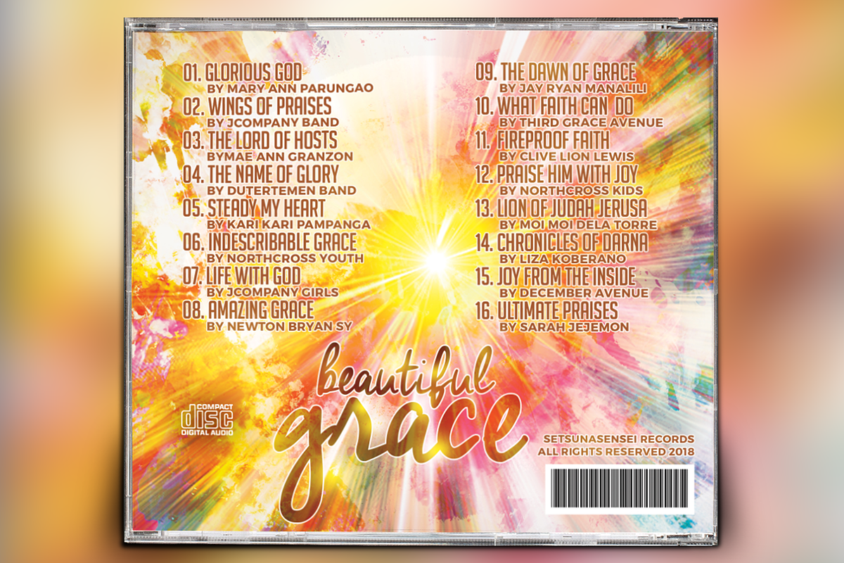 Beautiful Grace CD Album Artwork, a Templates & Theme by KiraYamato ...