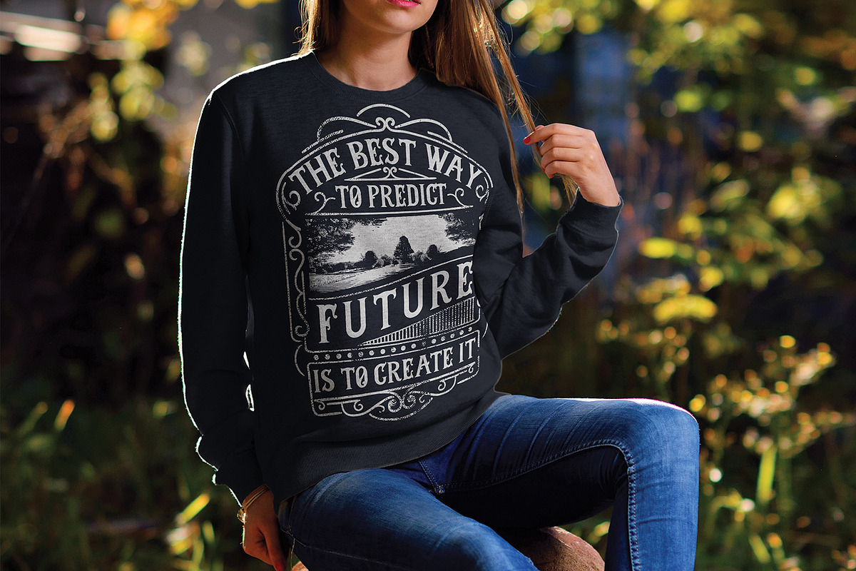 The Best Way to Predict Future, a Graphic by teeoclock.co