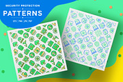 Security Protection Patterns, a Pattern Graphic by Alex Blogoodf