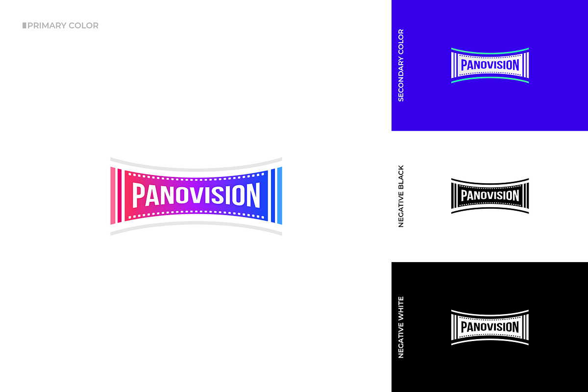 Panovision Logo, a Branding & Logo Template by drawzen | Creative Market