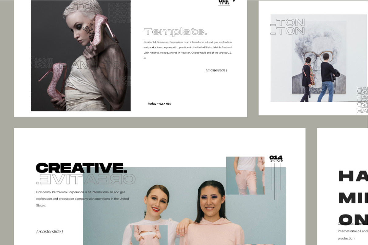 HAMILTON - Powerpoint Template, a Presentation Template by Dirtytemp Studio