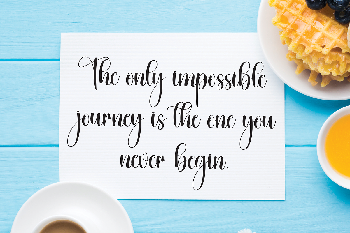 Bridging | Script Font, a Handwritten Font by Scratchones