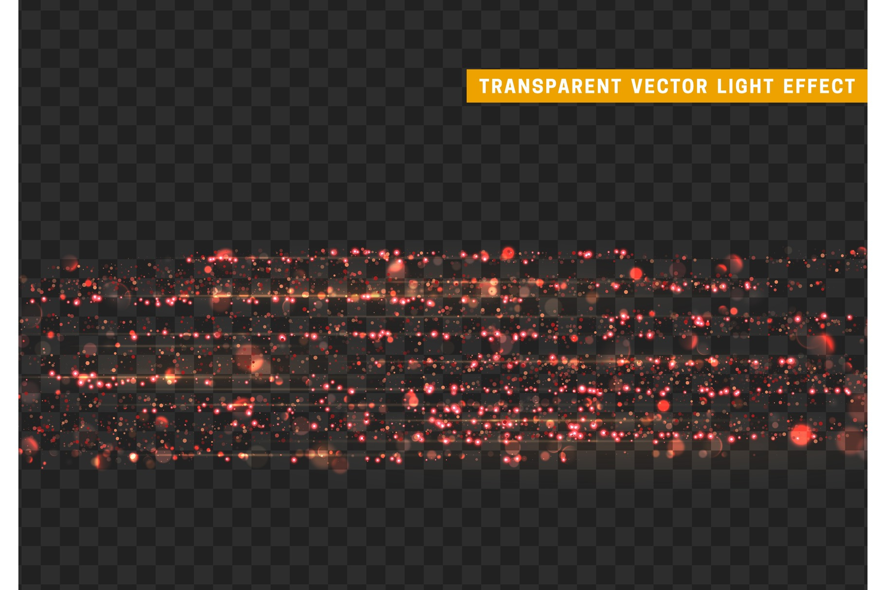 Glowing lights red glitter. Sparkle particles texture., a Decorative ...