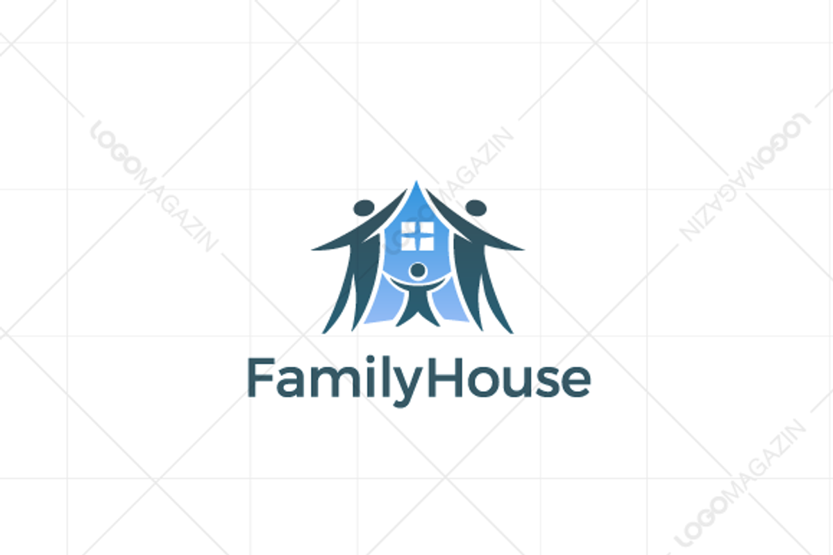 Family House Logo Template, a Branding & Logo Template by LogoBuy